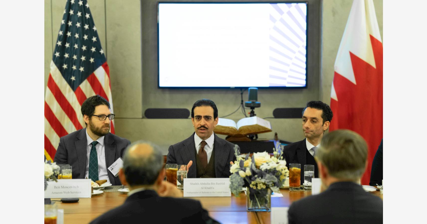 Bahrain Ambassador to US participates in round table discussion