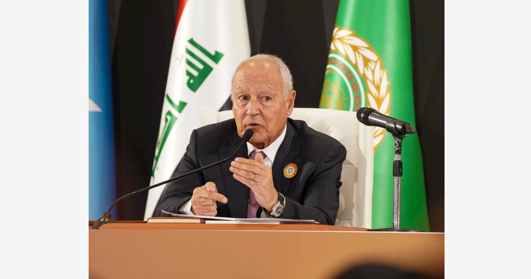 Foreign Minister and Arab League Sec Gen hold press conference on ...