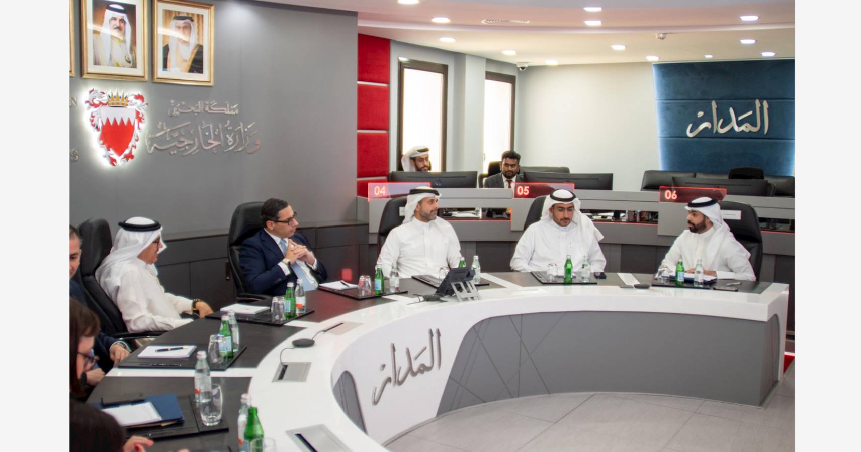 Minister of Foreign Affairs of Republic of Cyprus visits Al Madar Center at the Ministry of ...