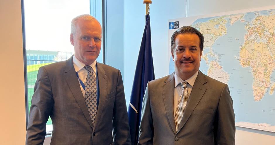 Bahrain’s ambassador to Belgium meets Assistant Secretary-General of NATO