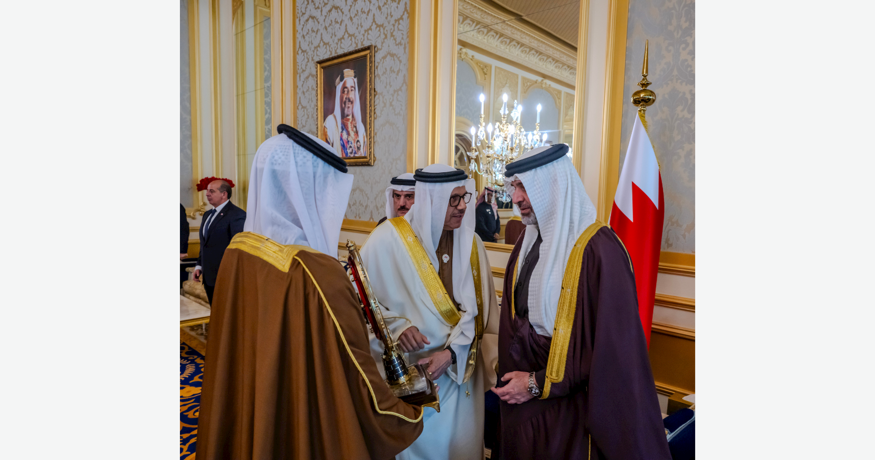 HM King deputises HH Shaikh Abdullah bin Hamad to attend reception for diplomatic corps on ...