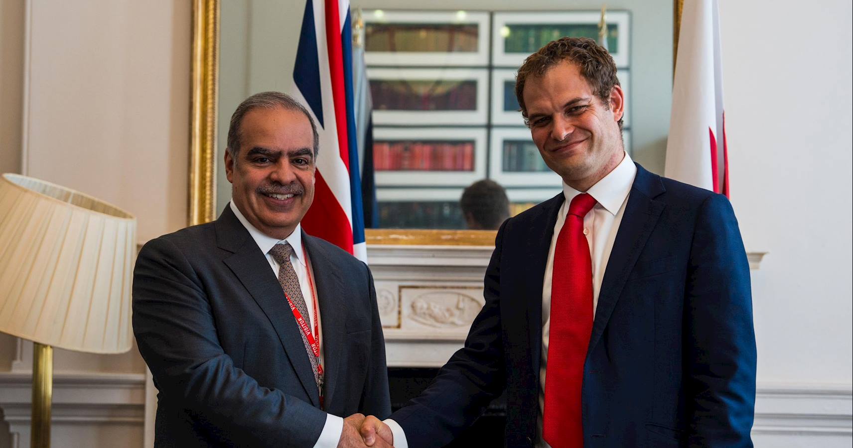 British Minister of State for Middle East and North Africa receives ...