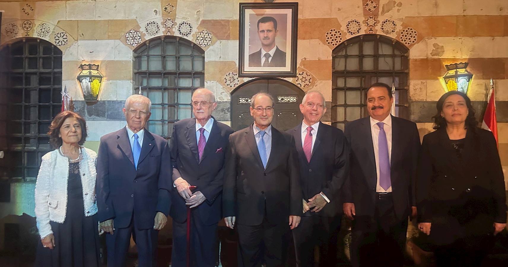 Bahrain Ambassador to Syria attends ceremony honoring former Syrian ...