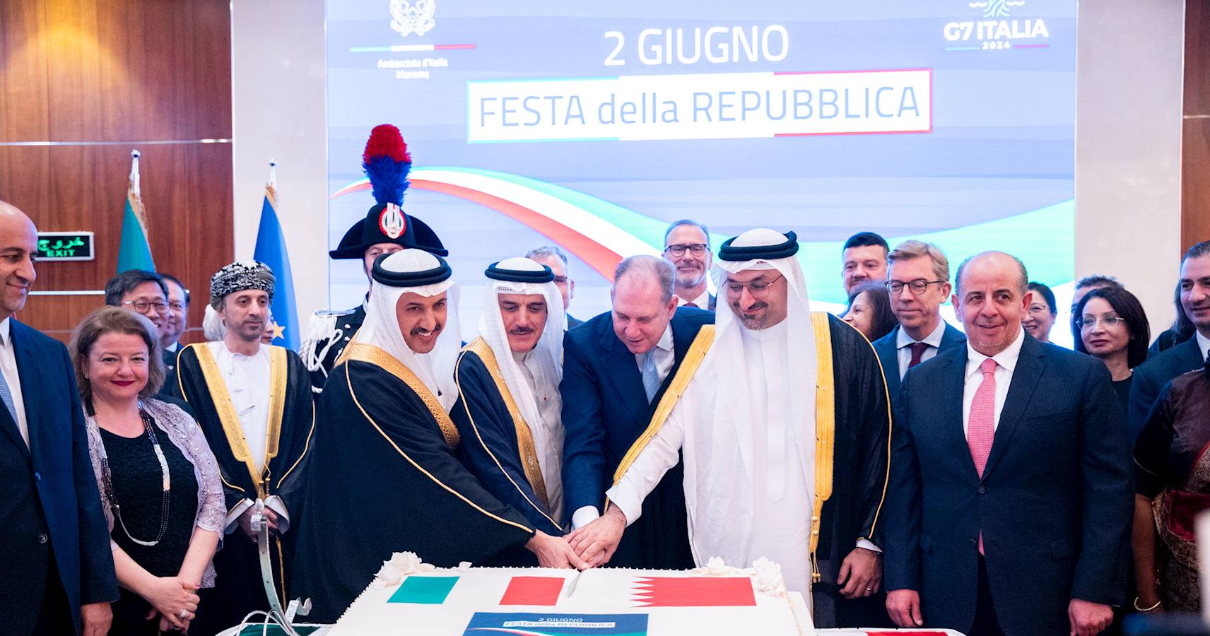 سفارة الجمهورية الإيطالية لدى مملكة البحرين تقيم حفل استقبال بمناسبة ...