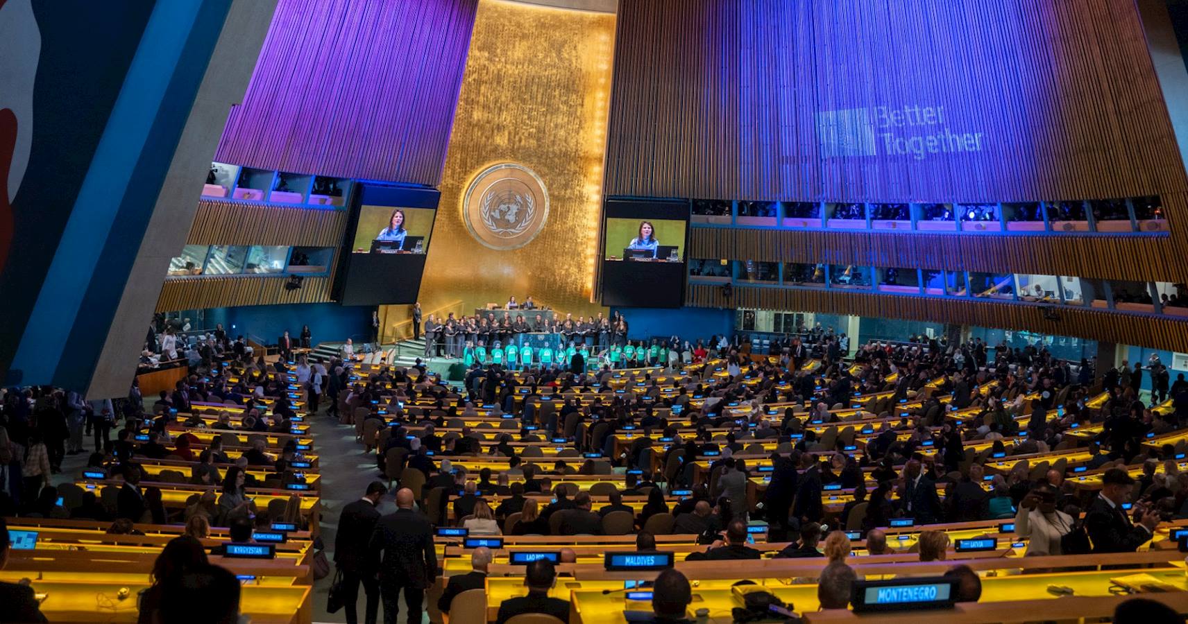 Foreign Minister attends UN 80th anniversary celebration